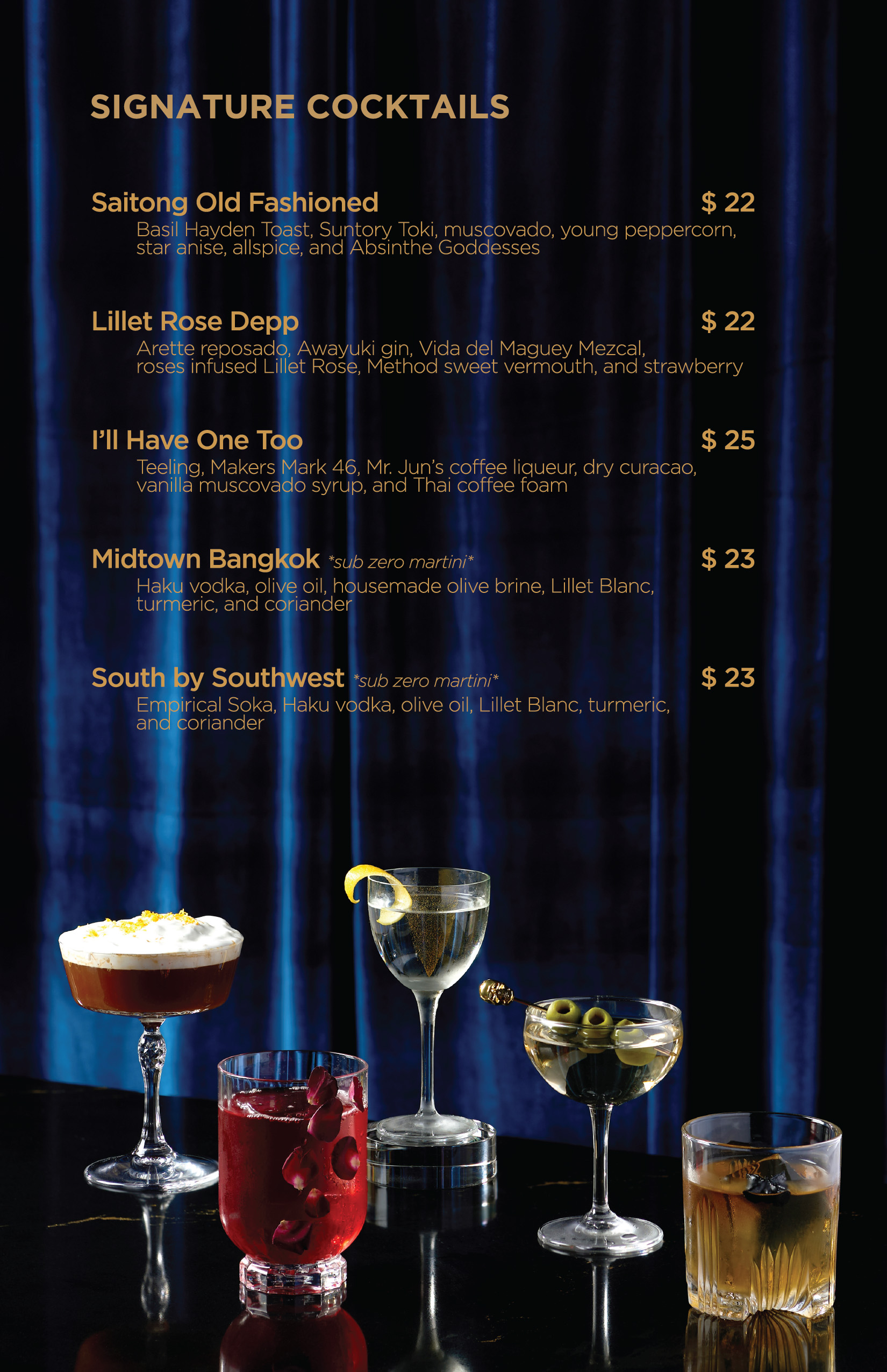 Full Service Bar & Cocktails | SaiTong Thai Restaurant NYC