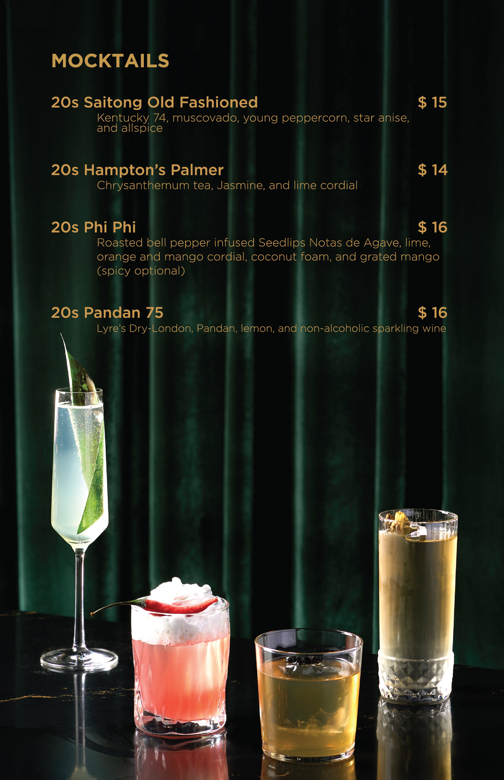 Full Service Bar & Cocktails | SaiTong Thai Restaurant NYC